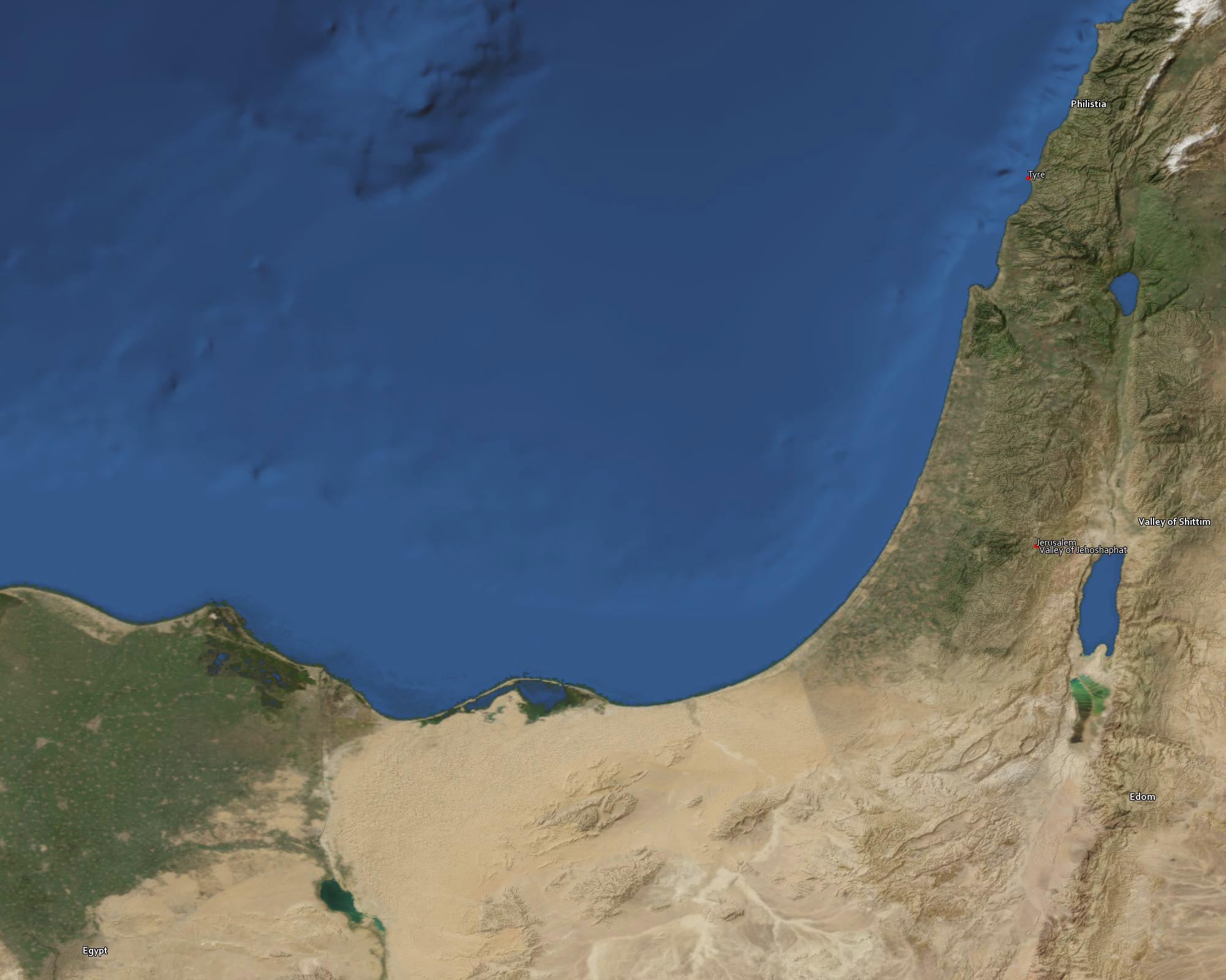 Book of Joel Geocoding